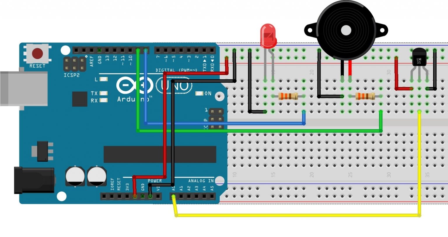 Arduino Dersleri #24: Arduino ile LM35 Sıcaklık Sensörü Kullanımı