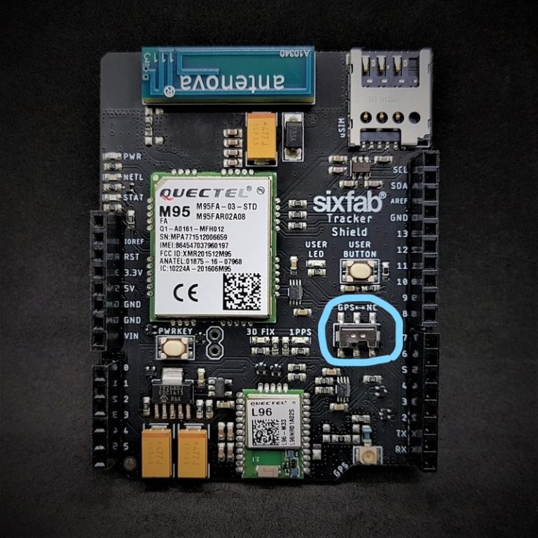 Arduino SMS Gönderme (Sixfab Tracker Shield İle)
