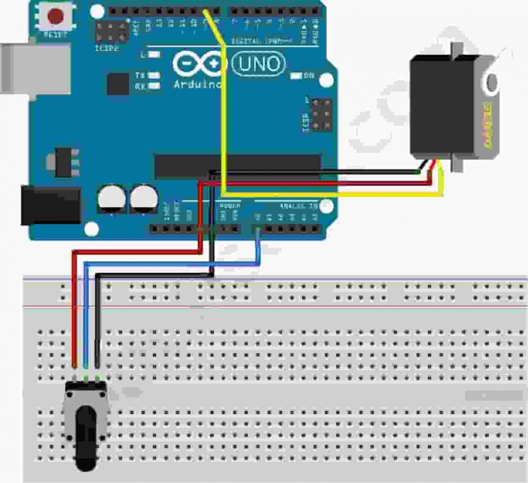 Arduino Servo Motor Kontrolü (Potansiyometre İle)