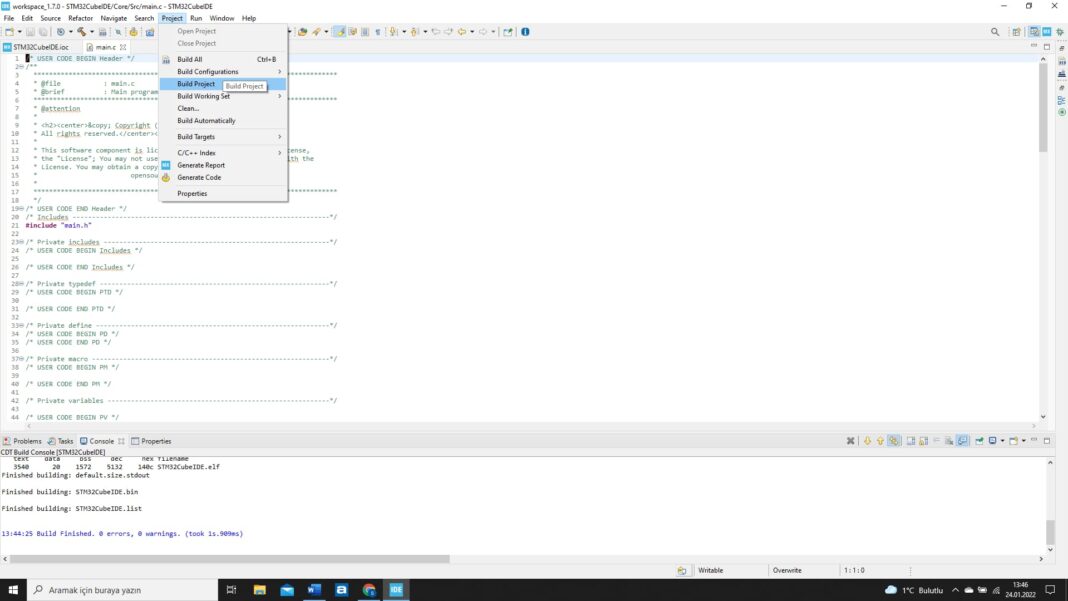 STM32CubeIDE Nasıl Kullanılır?
