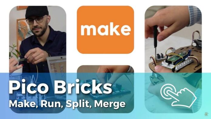 Pico Bricks Makerlar için Mini Laboratuvar - Yap, Çalıştır, Böl, Birleştir