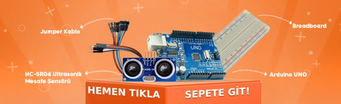 Arduino ile Mesafe Sensörü Kullanımı (Ultrasonik HC-SR04)