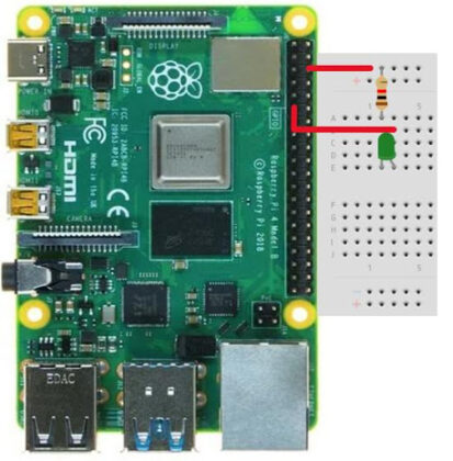 Raspberry Pi 4 LED Blink Uygulaması #8