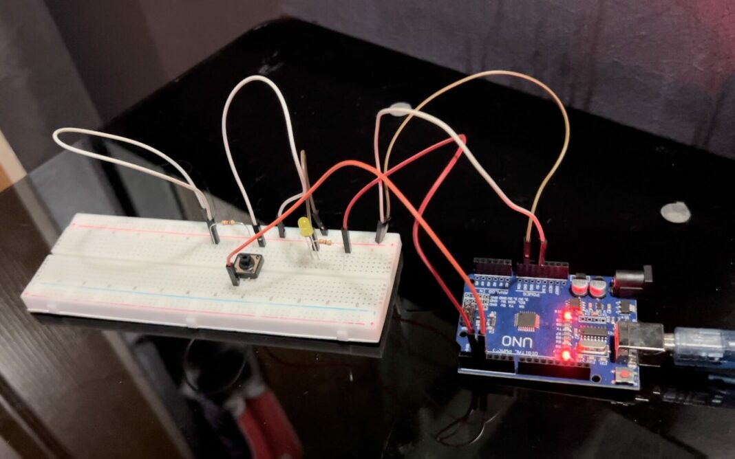 Arduino ile Butonla LED Yakma Projesi #4
