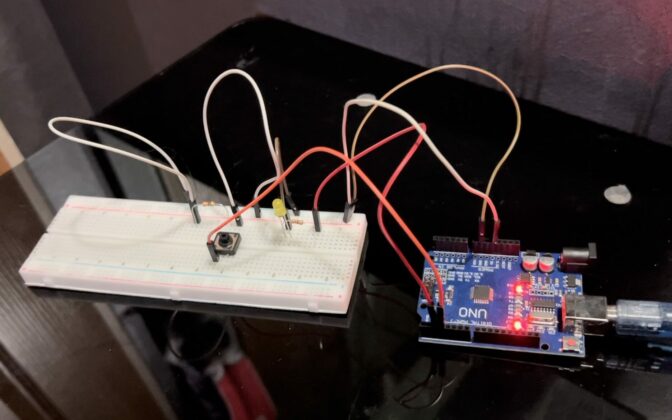 Arduino ile Butonla LED Yakma Projesi #4