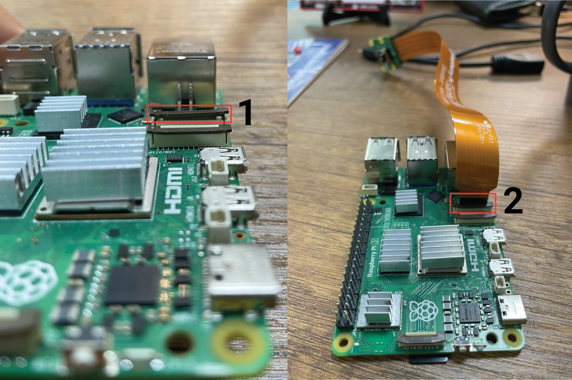 Raspberry Pi 5 Raspberry Pi Camera Module 3 Bağlantısı Yapıyoruz