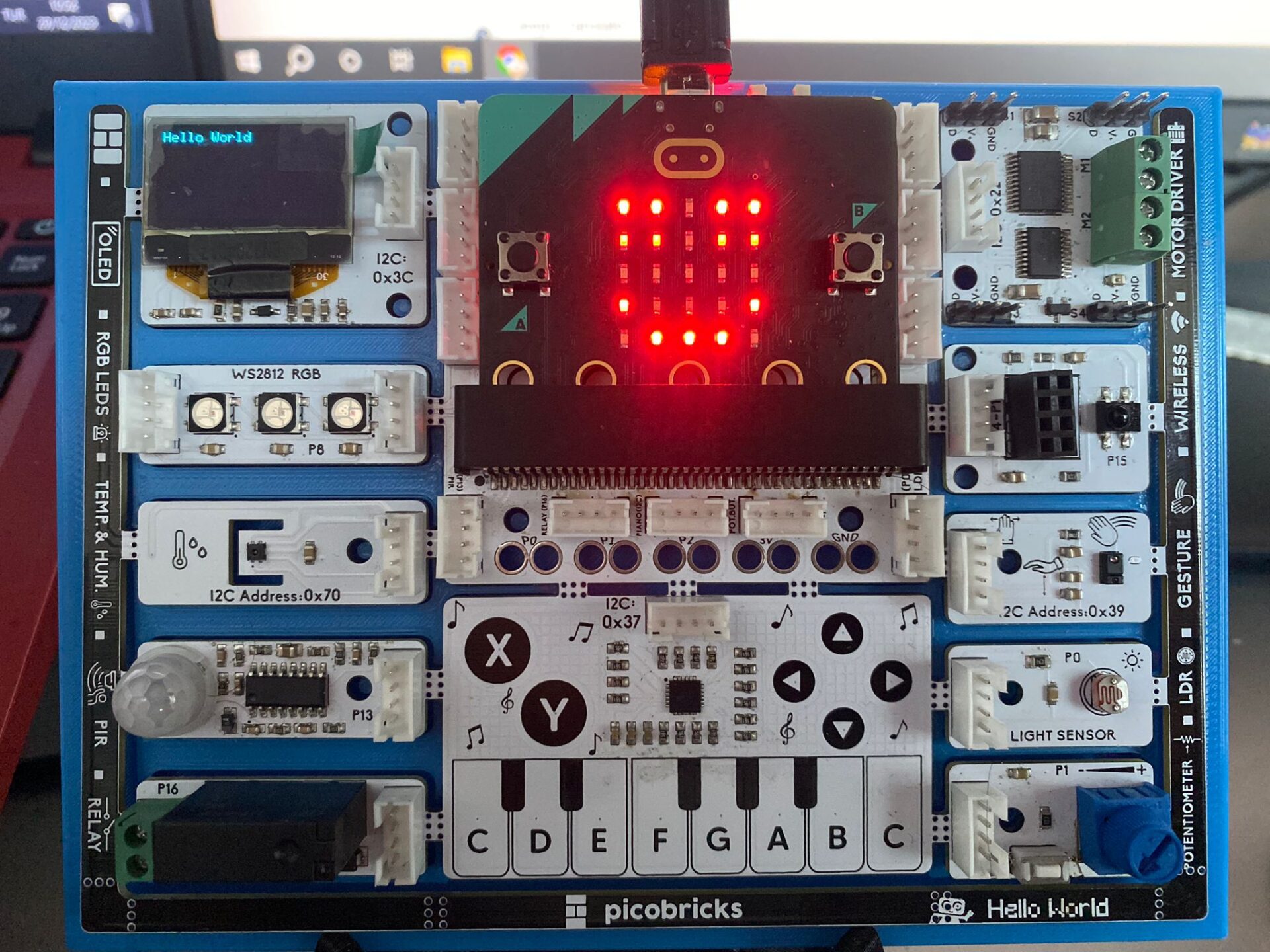 #1 PicoBricks (micro:bit) Blink Projesi