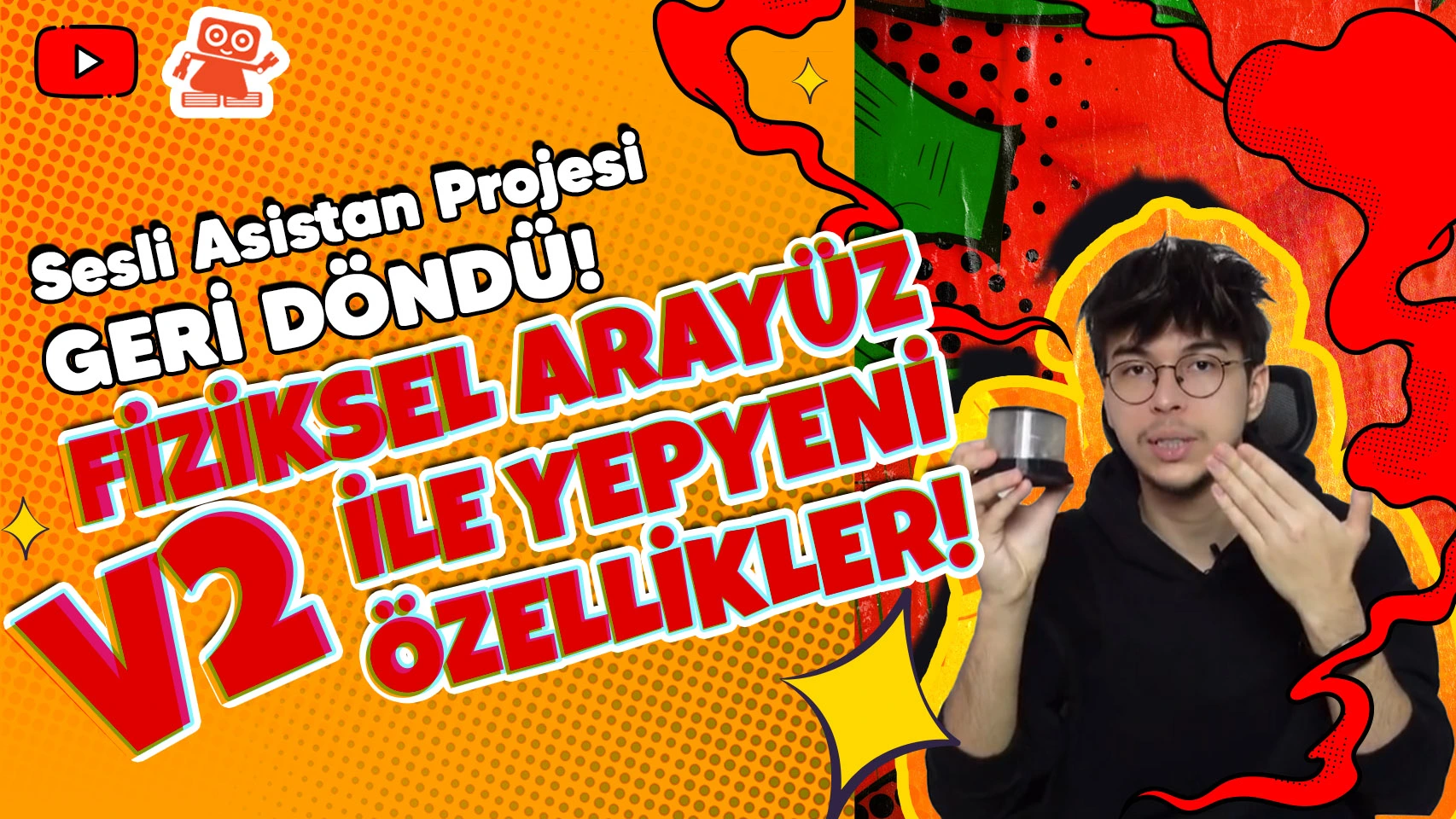 Sesli Asistan Projesi Geri Döndü: Fiziksel Arayüz V2-Yeni Özellikler