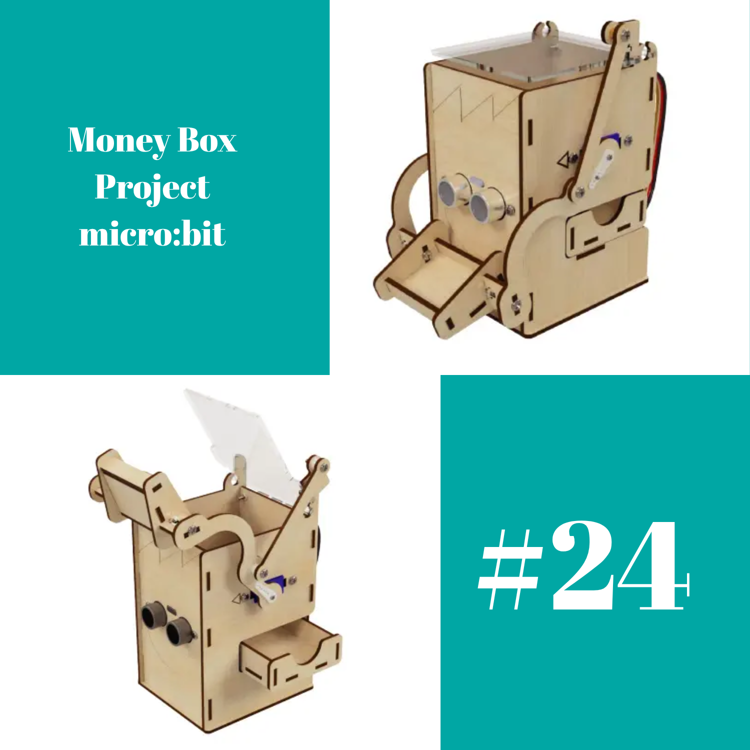 #24 PicoBricks (micro:bit) Money Box Projesi